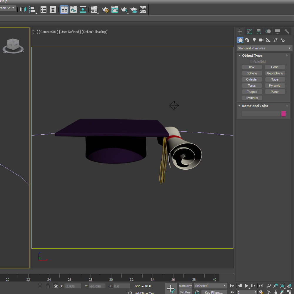 Graduation Cap and Diploma 3D model | CGTrader