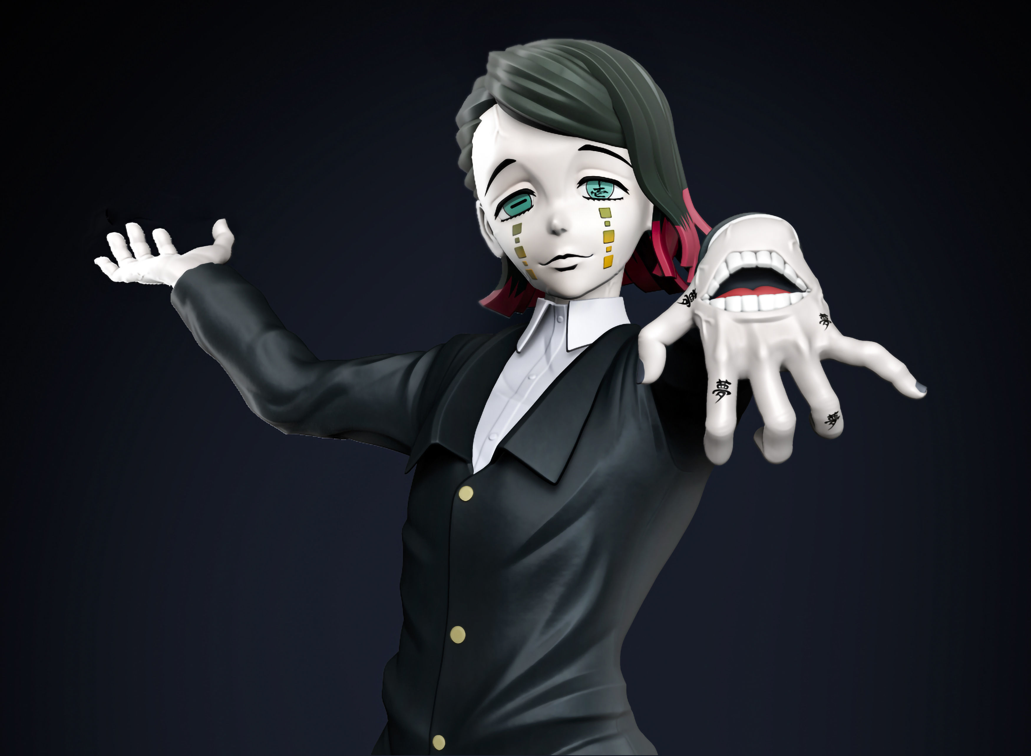 Enmu - Demon Slayer 3D model 3D printable | CGTrader