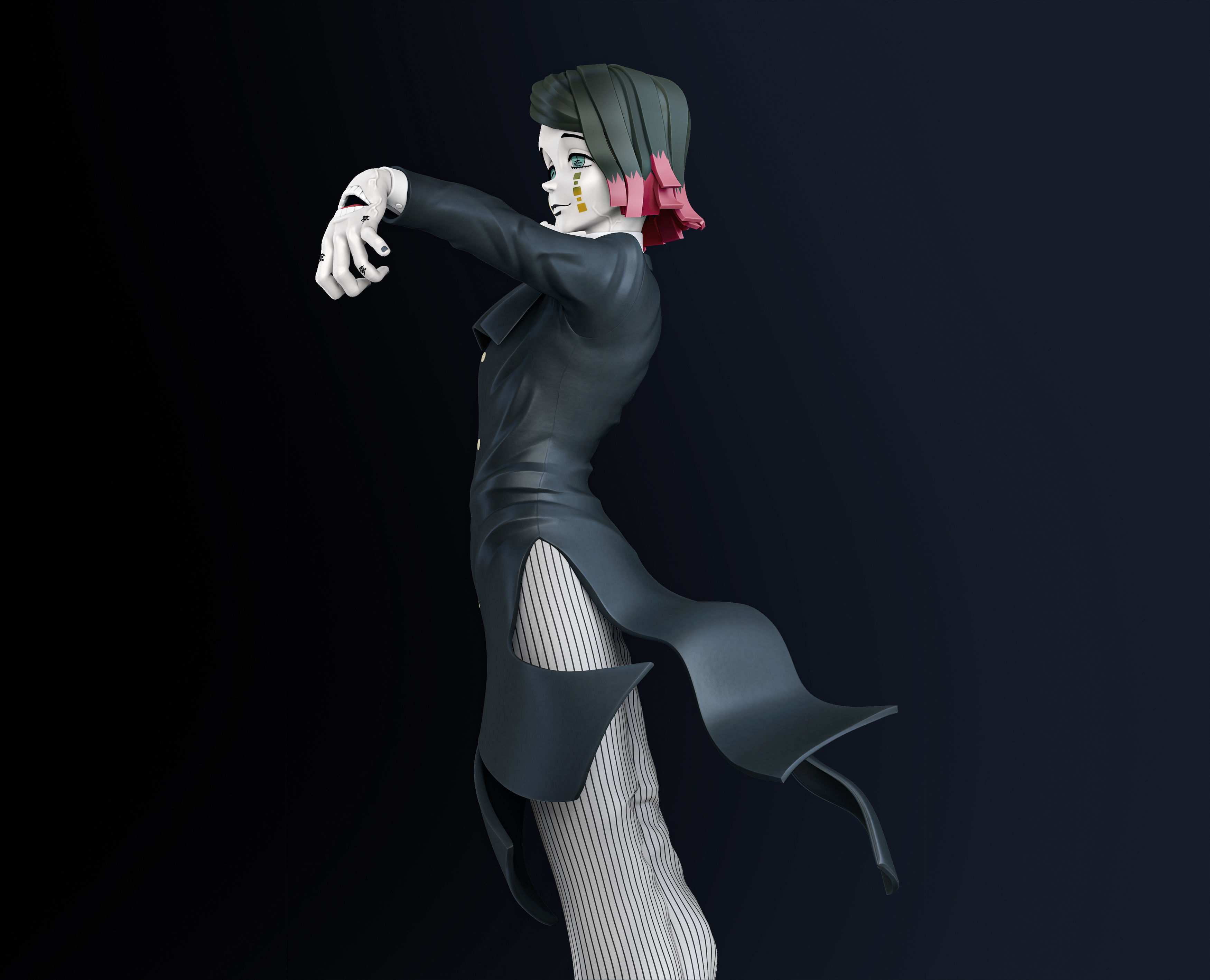 Enmu - Demon Slayer 3D model 3D printable | CGTrader