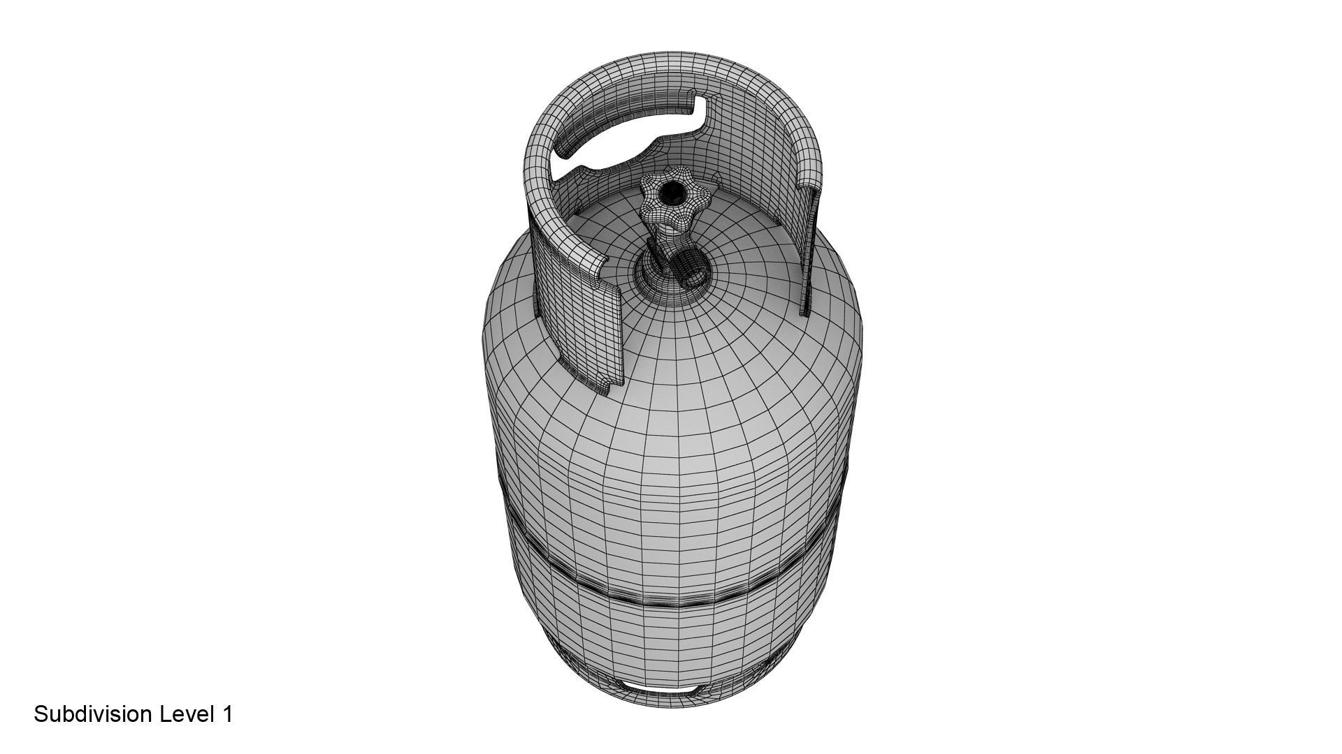 Gas cylinder 12L 3D model | CGTrader