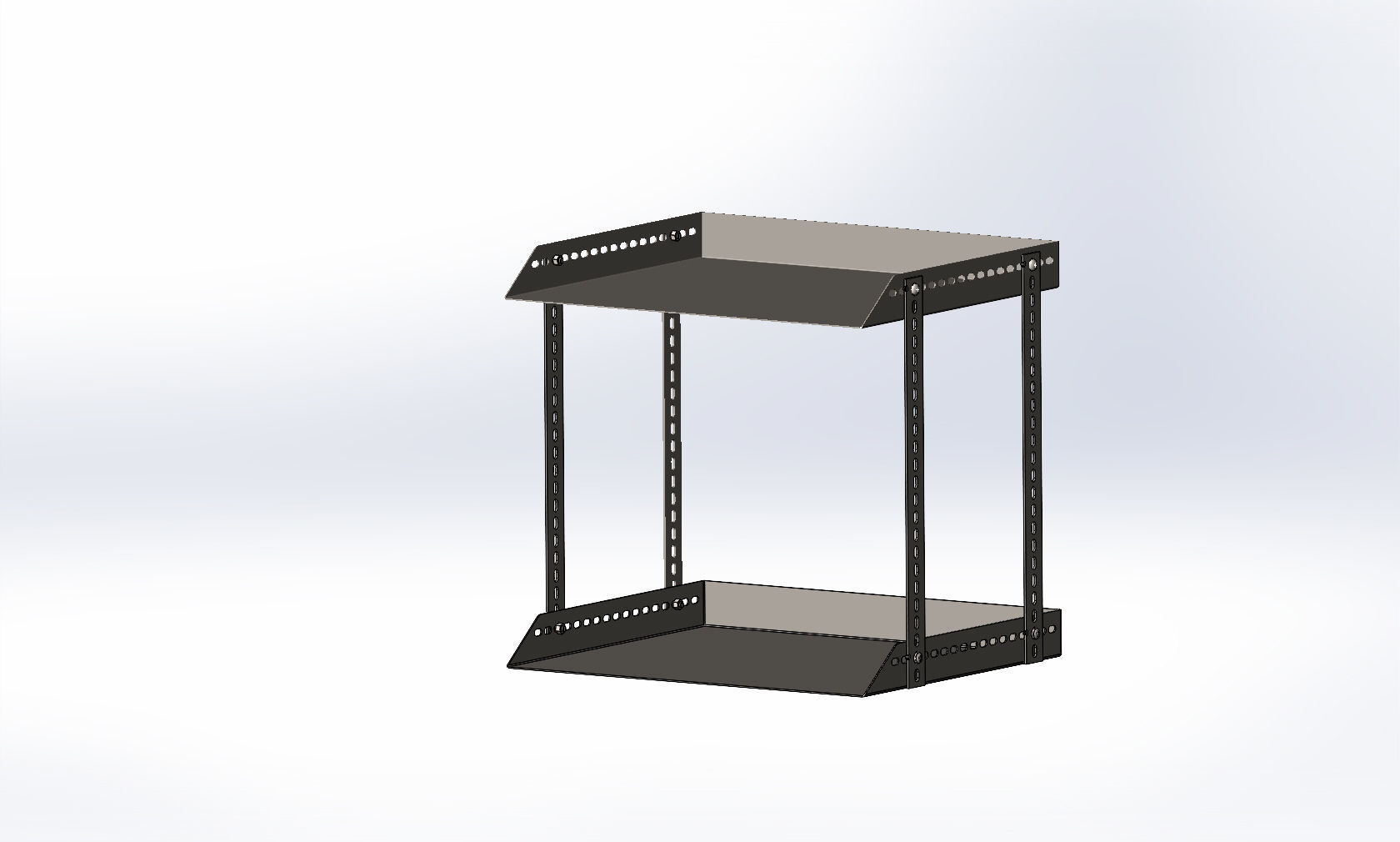 Adjustable Shelf File Stand 3D model | CGTrader