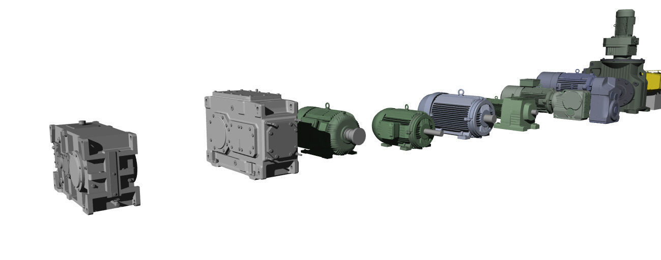 weg siemens electric motors 3D model | CGTrader