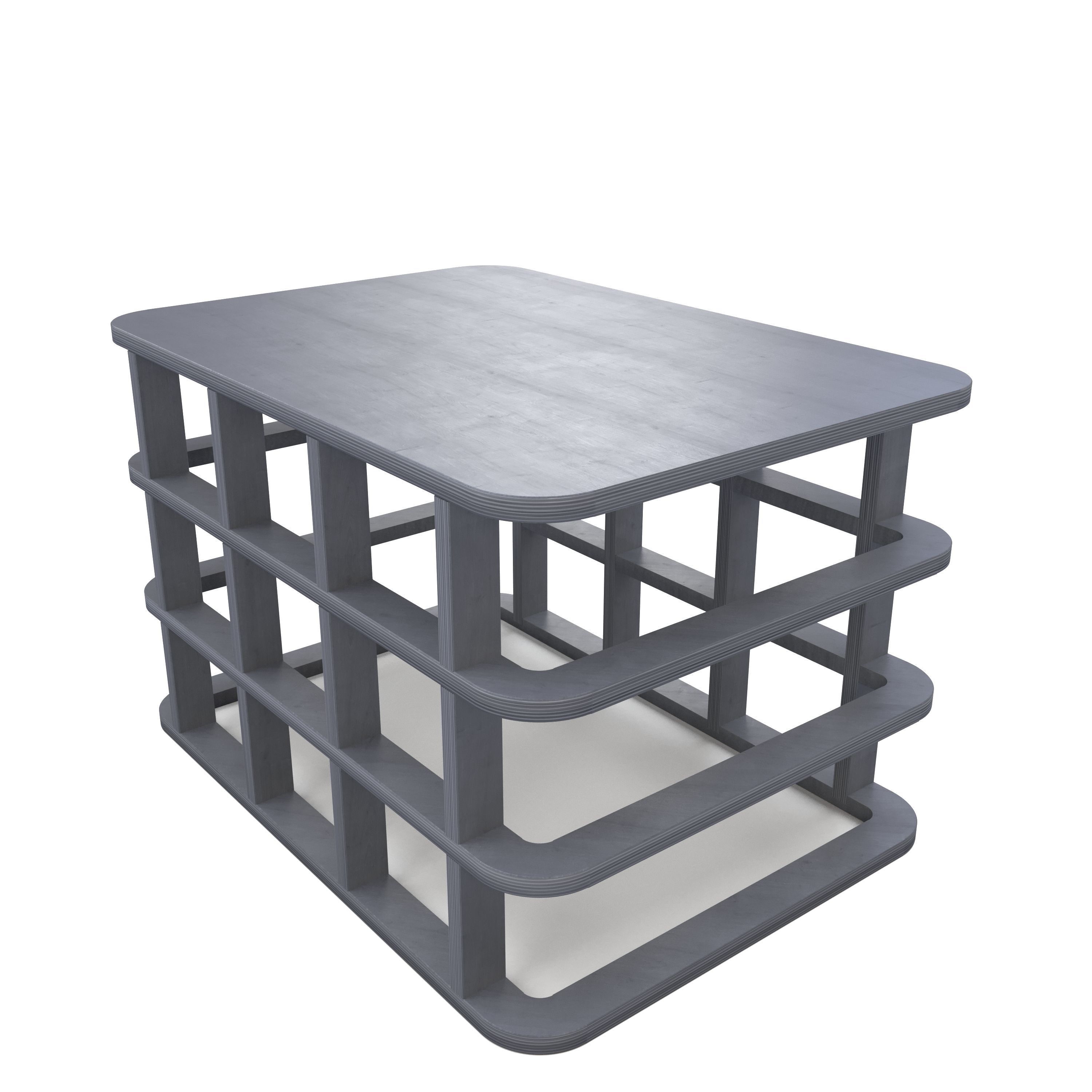 150 table matrix 3D model | CGTrader