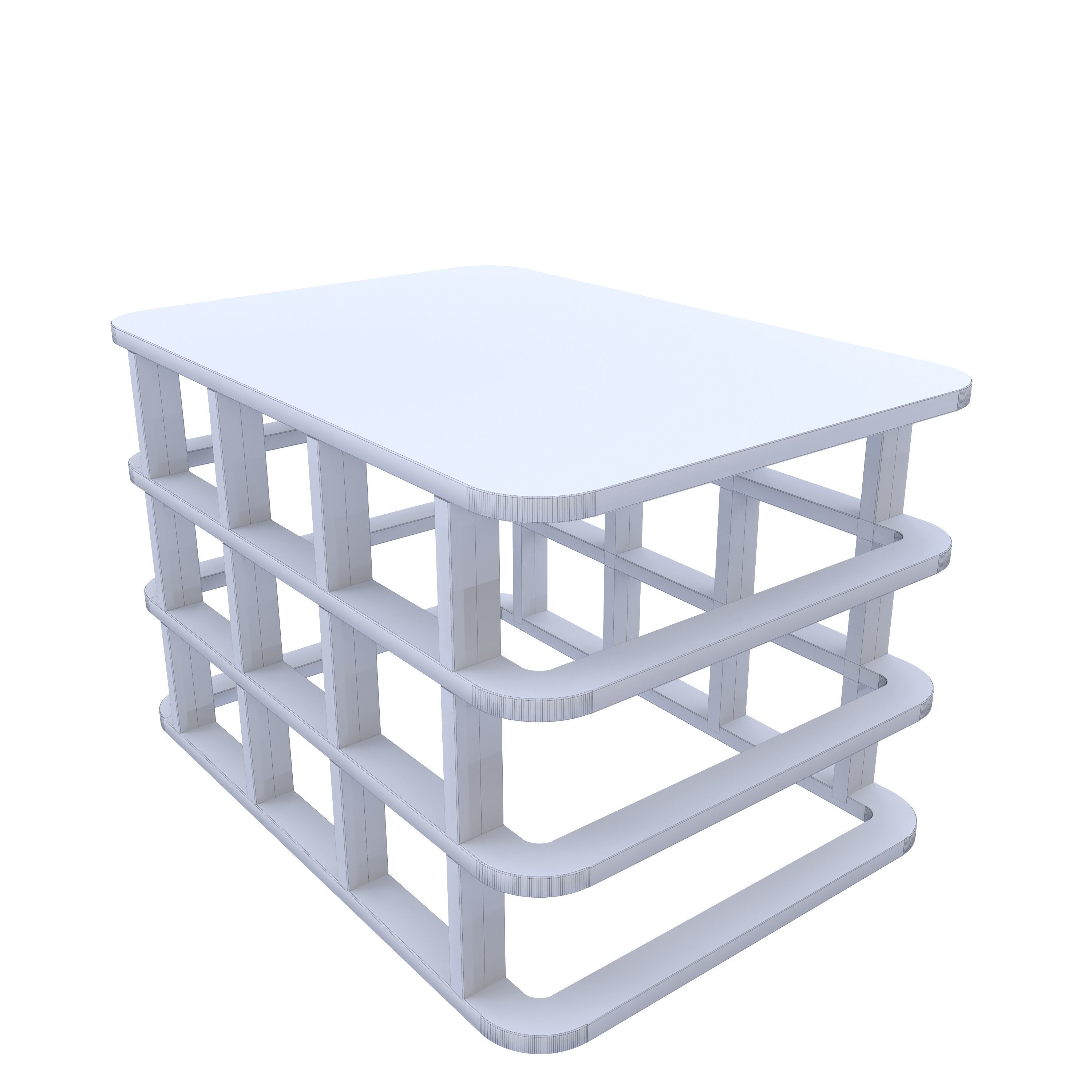 150 table matrix 3D model | CGTrader