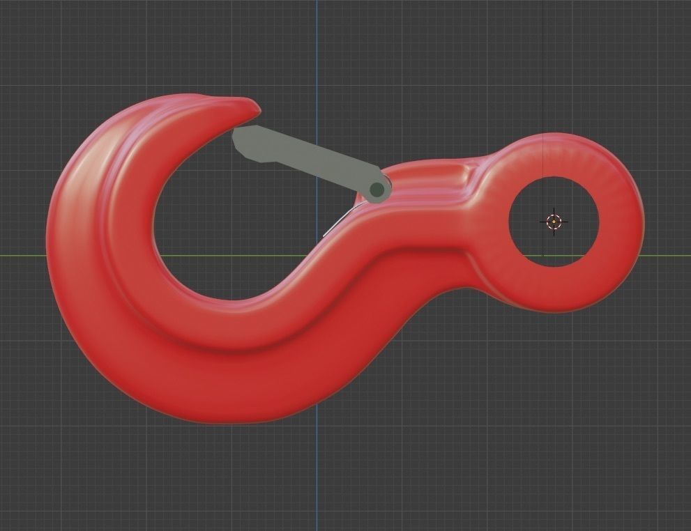 HOOK with Latch 3D model | CGTrader