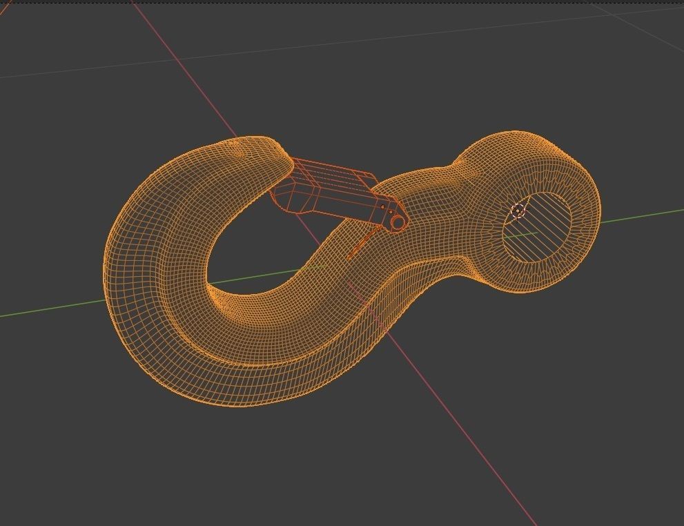 HOOK with Latch 3D model | CGTrader