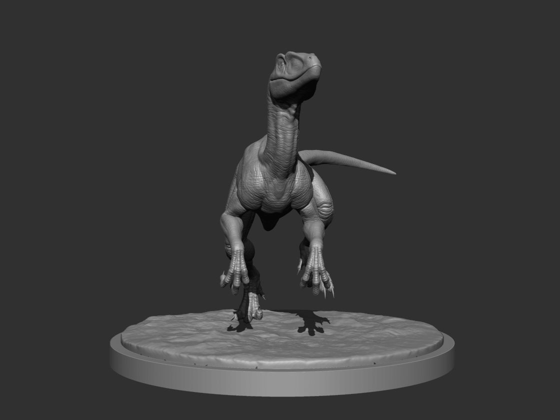 3D Raptor for Printing Pose 02 3D model 3D printable | CGTrader