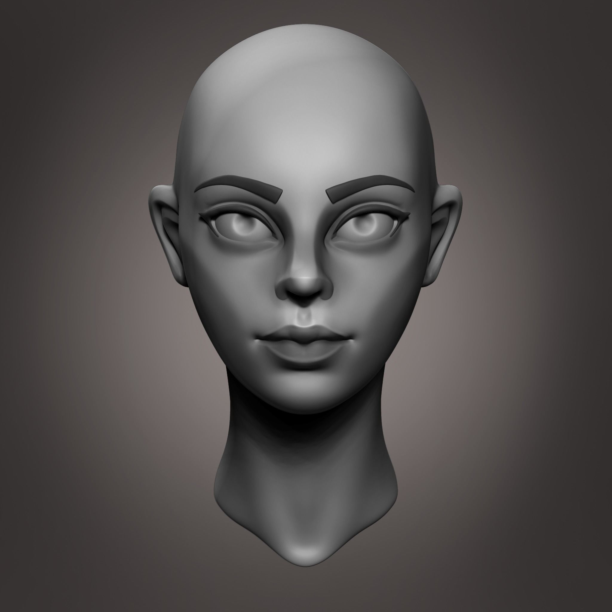 FREE - Stylized Head free 3D model | CGTrader