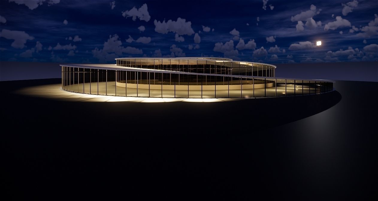 Spiral building - Big spiral design 3D model | CGTrader