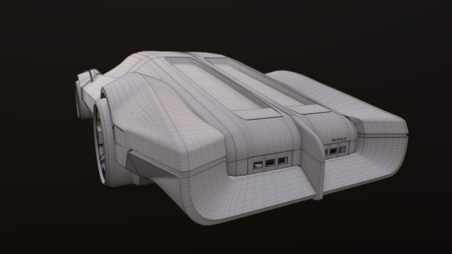 3D model RAYFIELD AERONDIGHT S9 GUINEVERE from CYBERPUNK2077 VR / AR ...