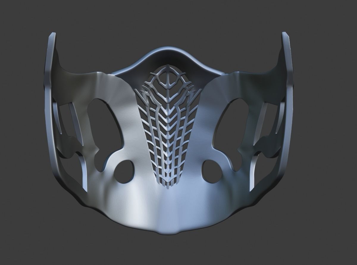 Sub Zero mask like as from Mortal Kombat 2021 film for cosplay 3D model ...