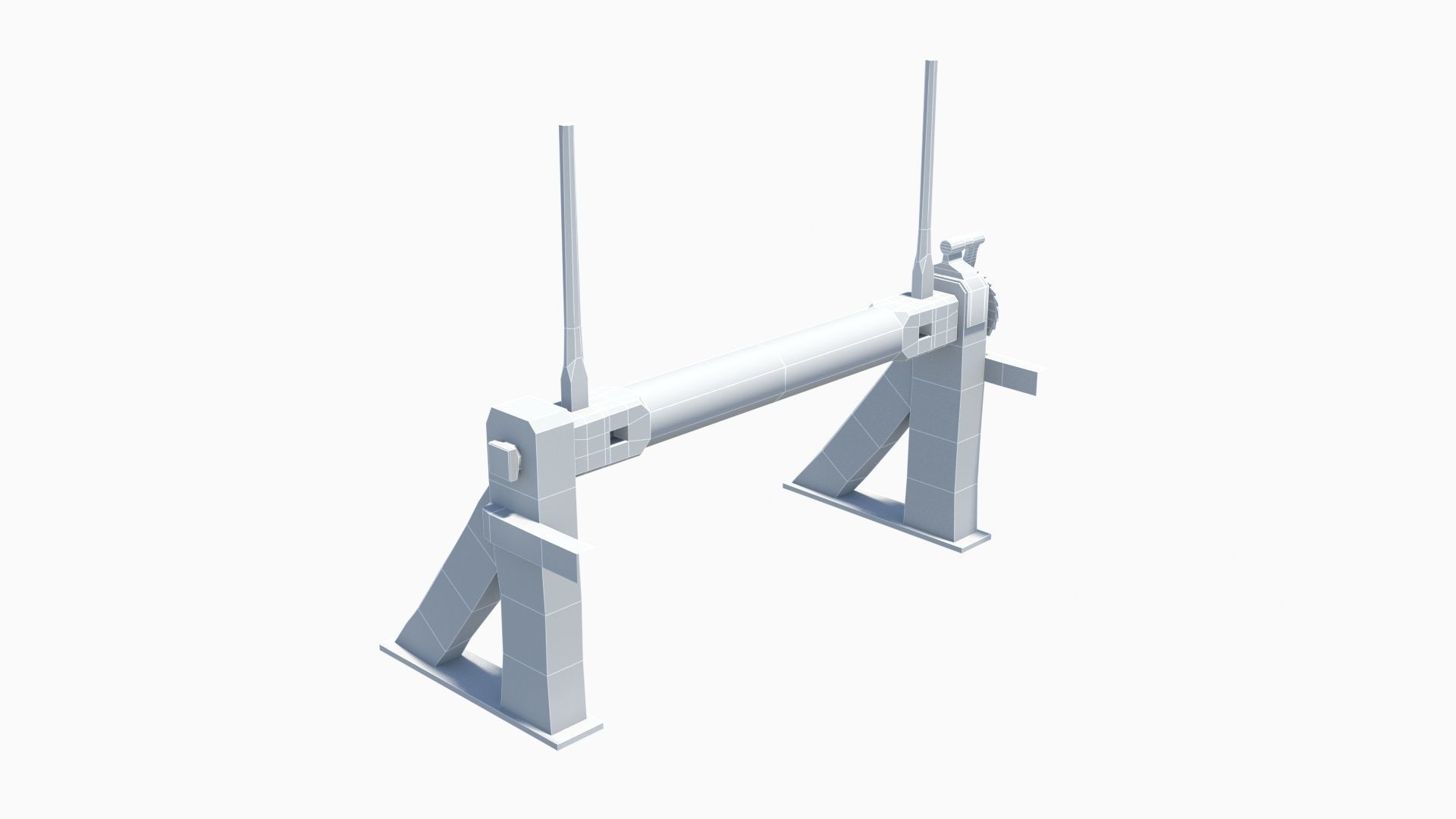 3D model Medieval castle gate winch VR / AR / low-poly | CGTrader