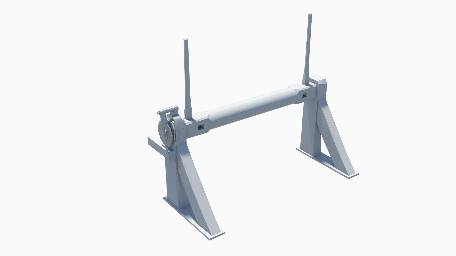 3D model Medieval castle gate winch VR / AR / low-poly | CGTrader