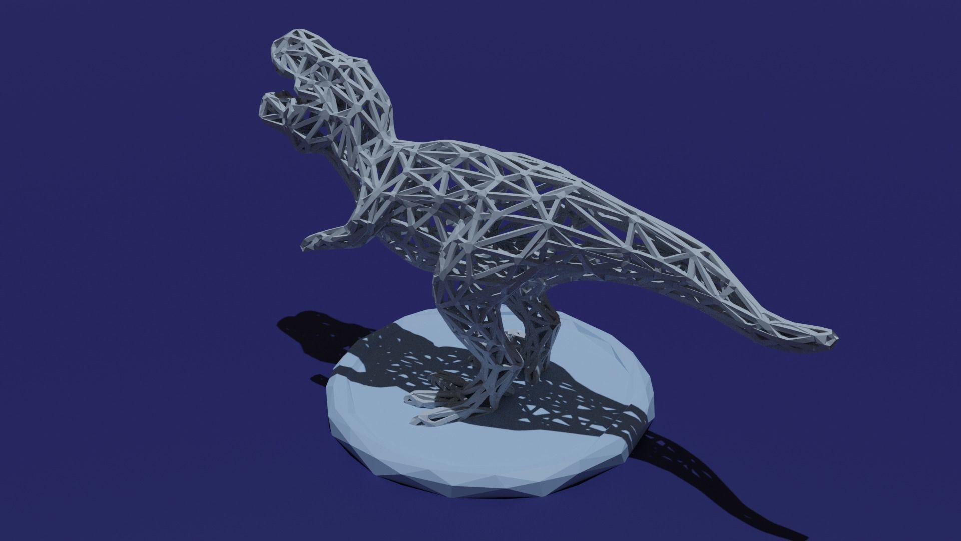 T-Rex Low Poly 3D model 3D printable | CGTrader