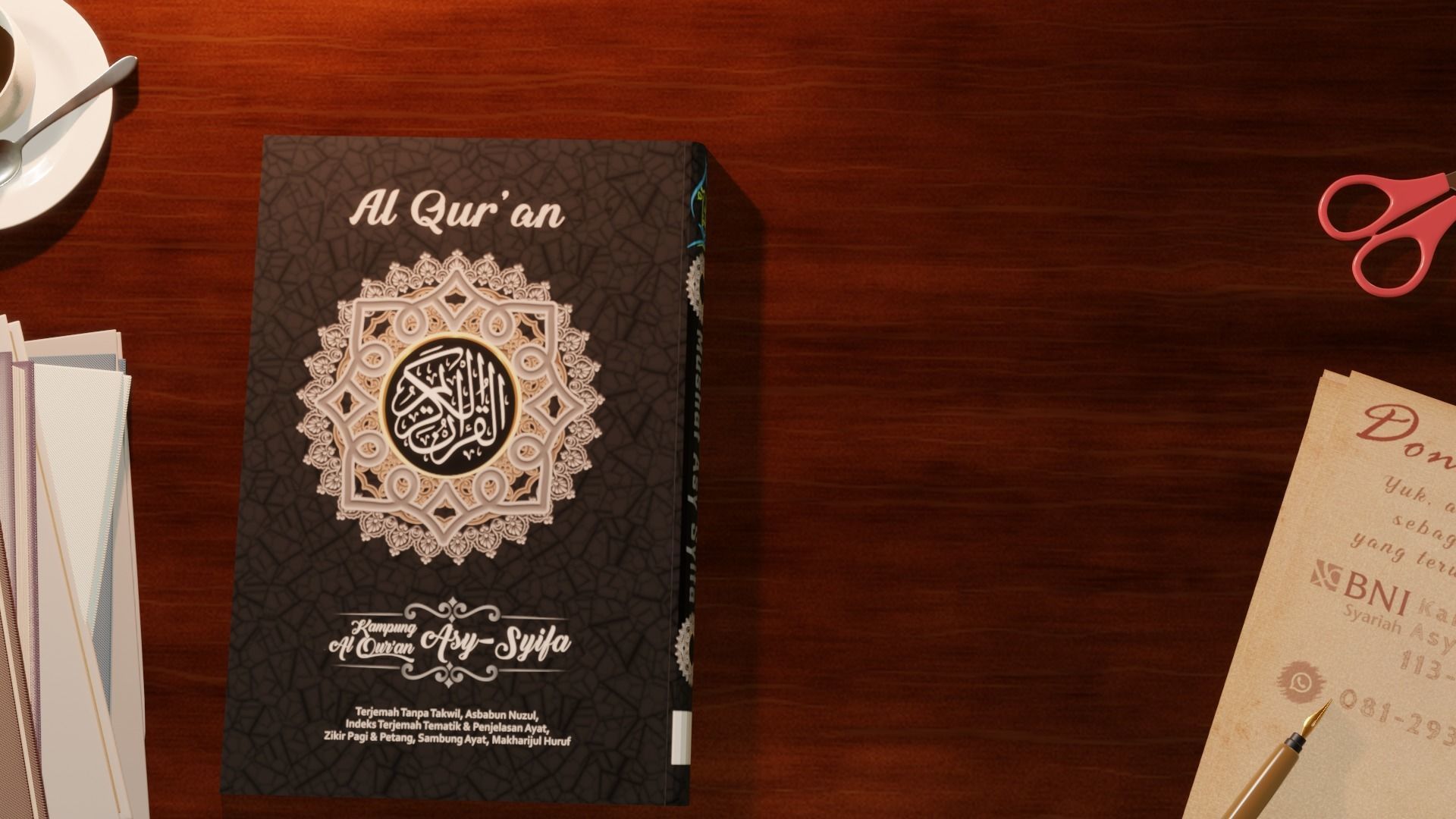 open of Quran animation 3D model animated rigged | CGTrader
