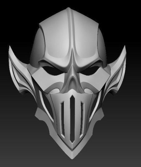 Dark elf mask inspired by Har Ganeth Executioner warhammer 3D model 3D ...