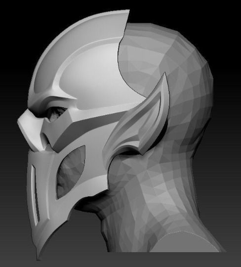 Dark elf mask inspired by Har Ganeth Executioner warhammer 3D model 3D ...