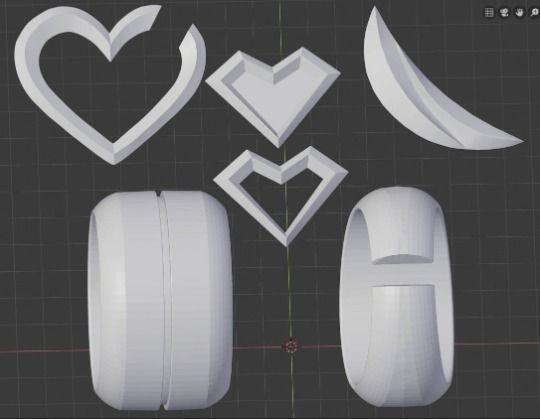 KDA Ahri lol accessories fanmade 3D model 3D printable | CGTrader