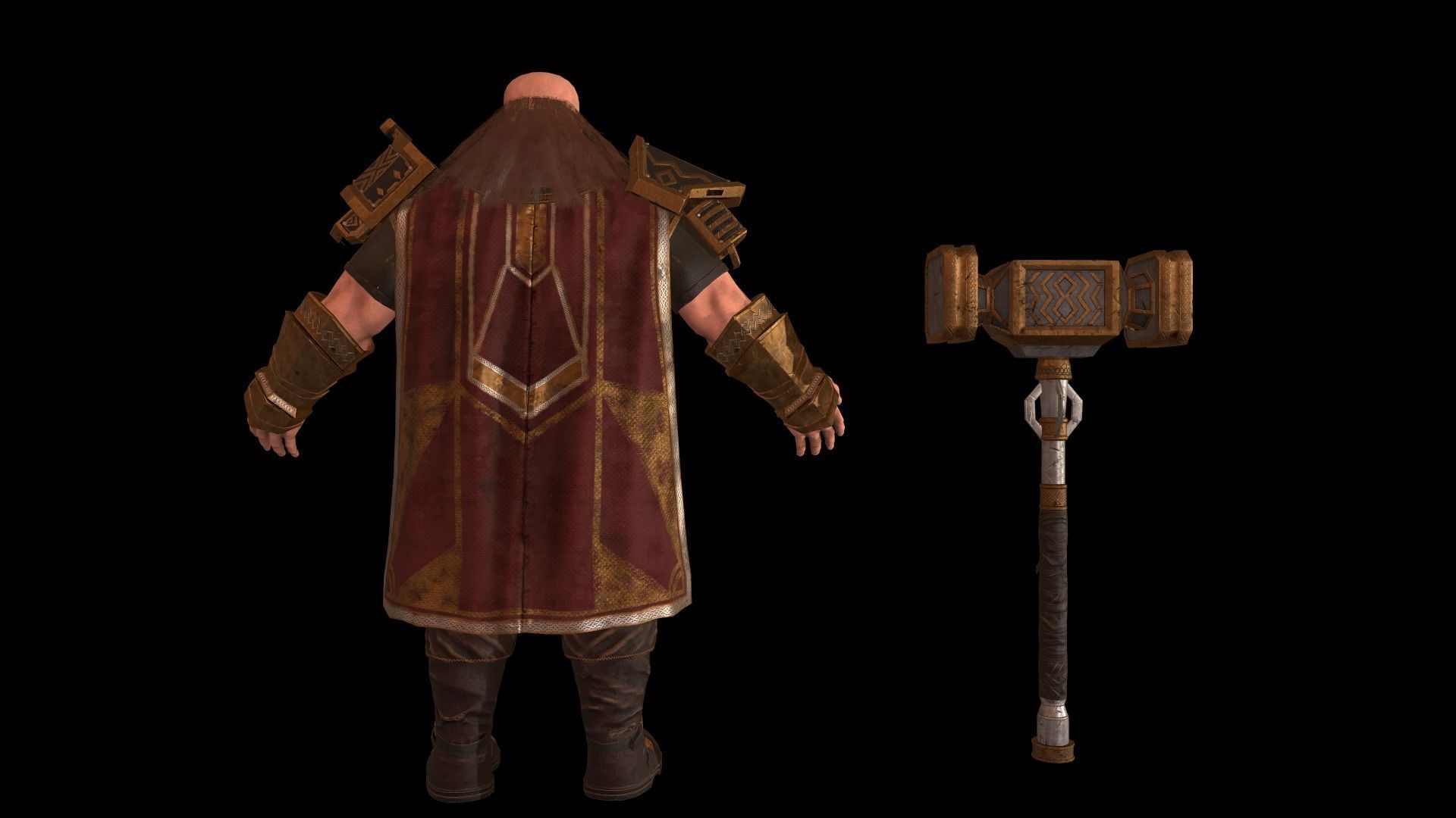 3D model Dwarf VR / AR / low-poly | CGTrader