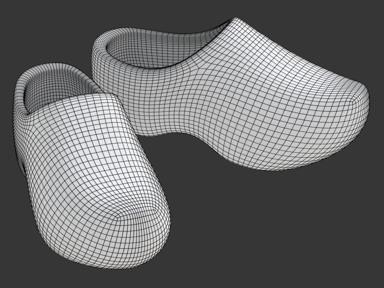 Dutch Clogs 3D model | CGTrader