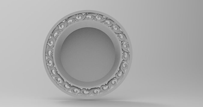 Decorative Plate v1 3D model 3D printable | CGTrader