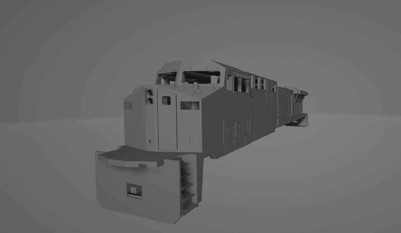 GE AC6000cw 3D Print 3D model 3D printable | CGTrader