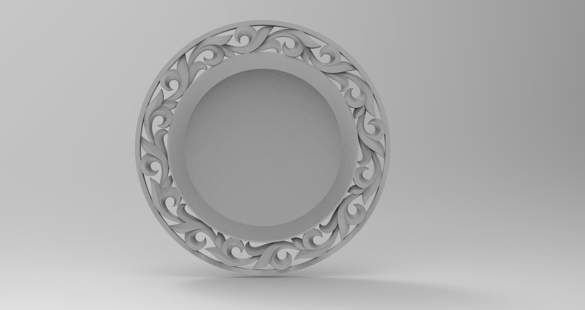 Decorative Plate v2 3D model 3D printable | CGTrader