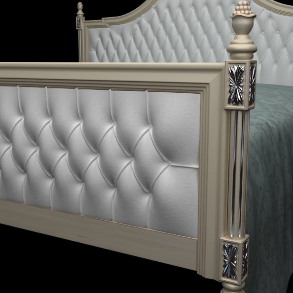 Traditional Style Bed 3D model | CGTrader