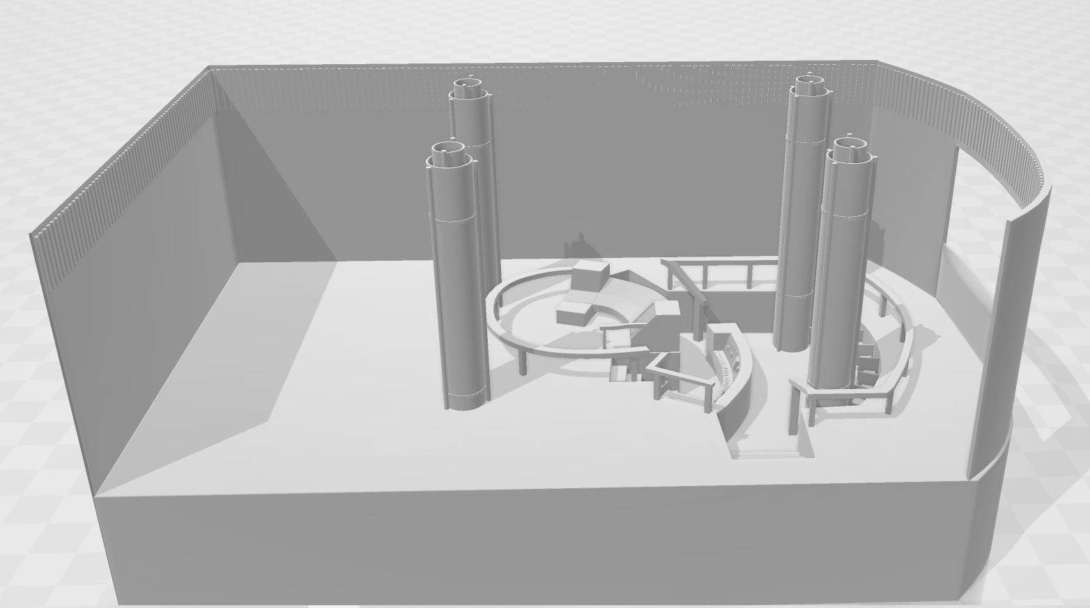 Battlestar Galactica Bridge 1970 3D model 3D printable | CGTrader