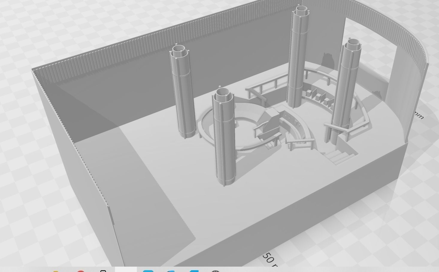Battlestar Galactica Bridge 1970 3D model 3D printable | CGTrader