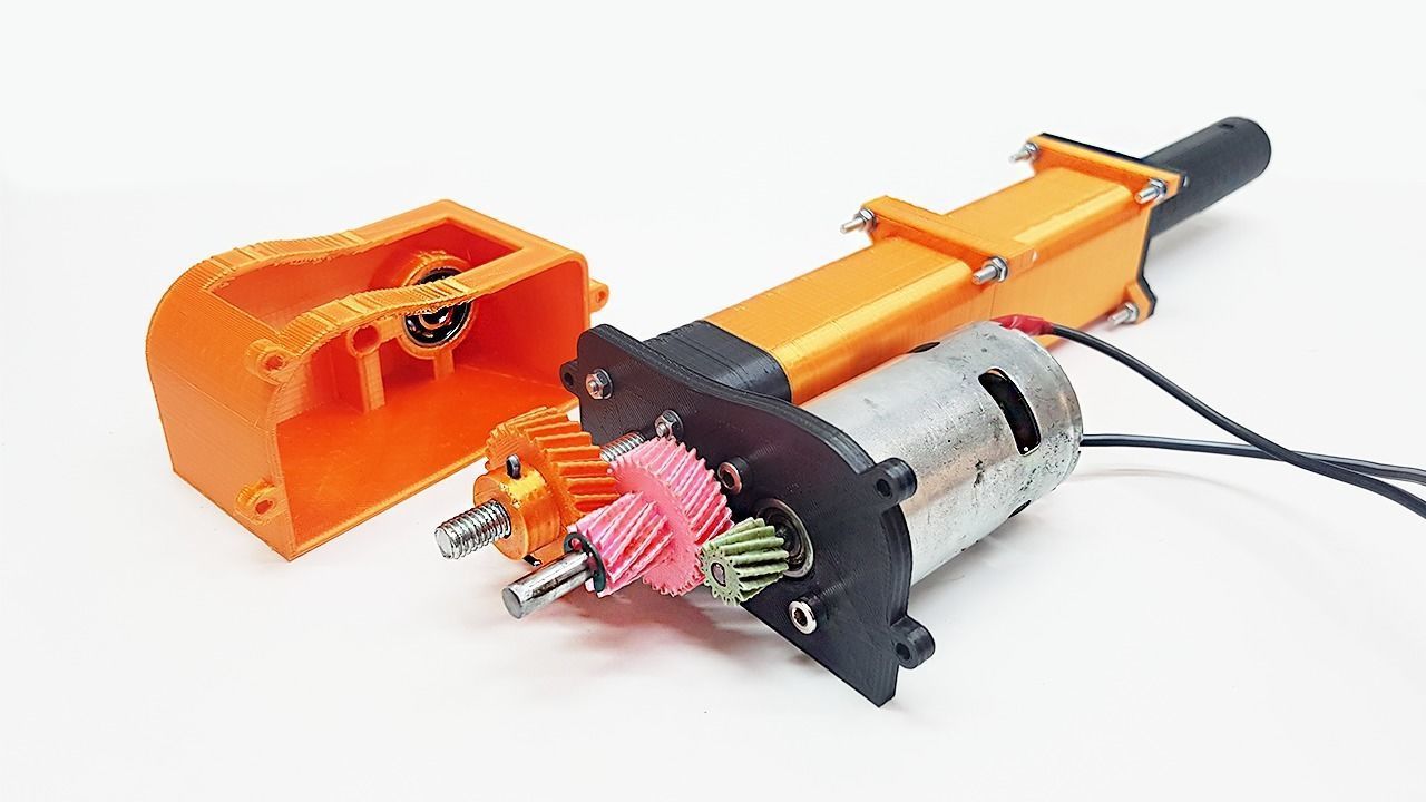 3D printable Linear Actuator 3D model 3D printable | CGTrader