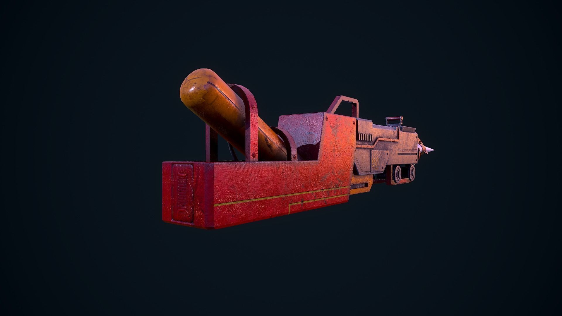 3D model Sci fi Harpoon Gun VR / AR / low-poly | CGTrader