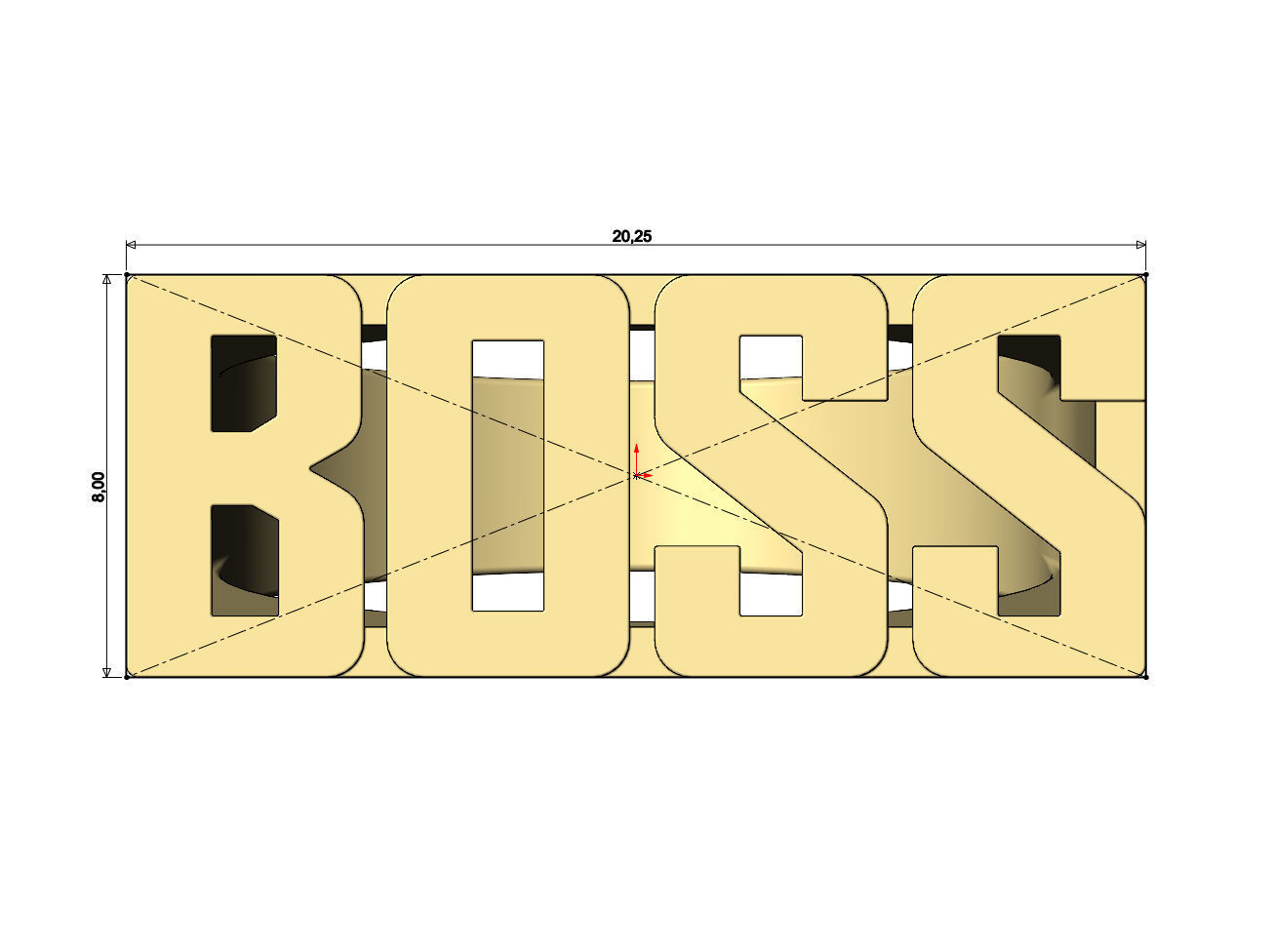 Boss name signet ring 3D model 3D printable | CGTrader