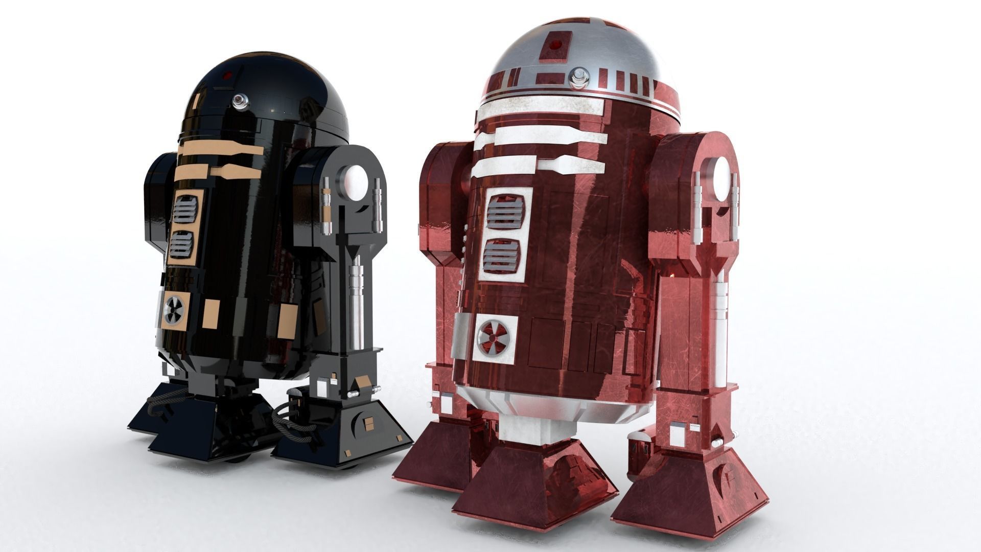 R2D2 and other astromech - Star Wars 3D model | CGTrader