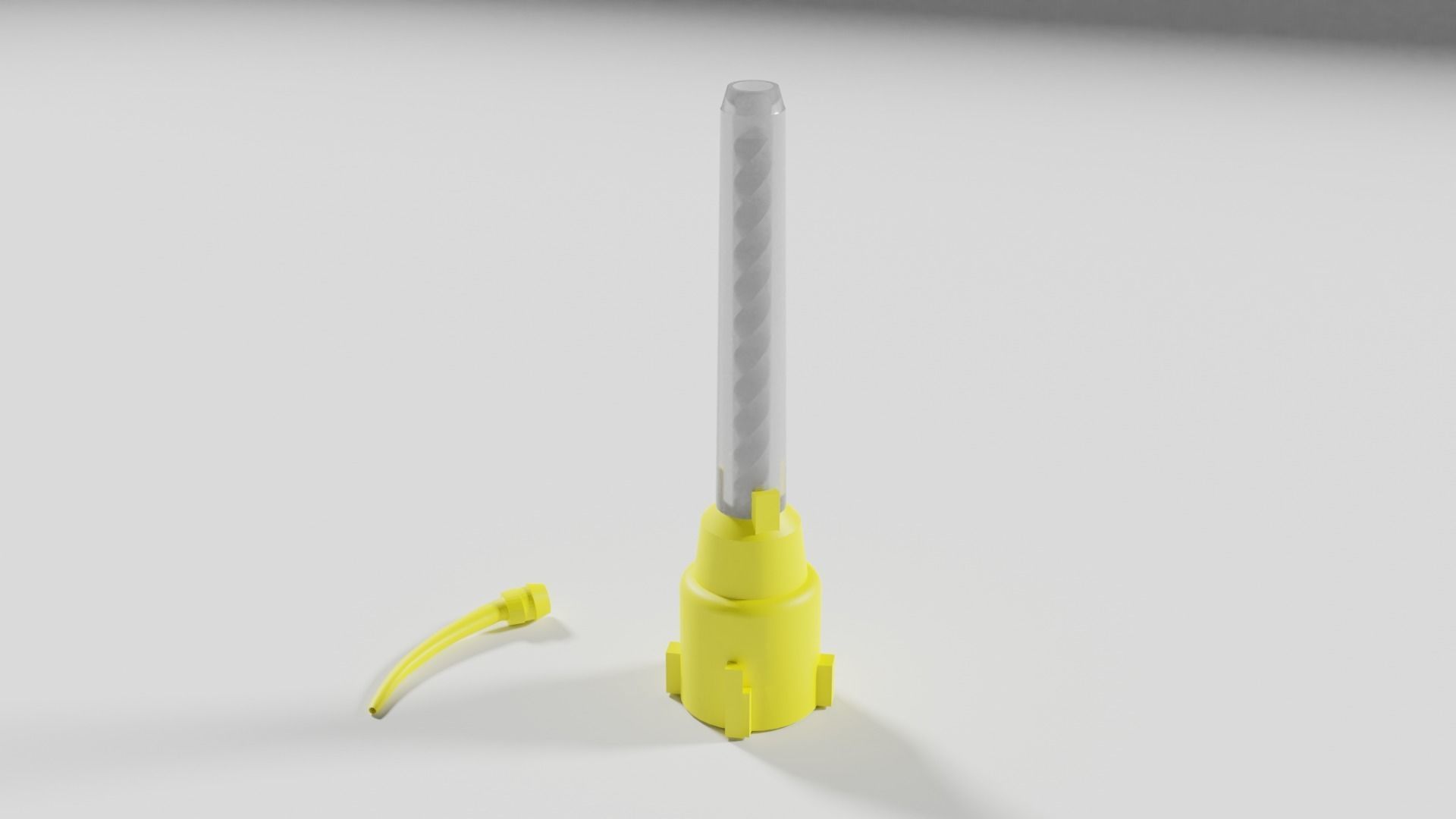 Dental Impression Material - Silicone and dispenser 3D model | CGTrader