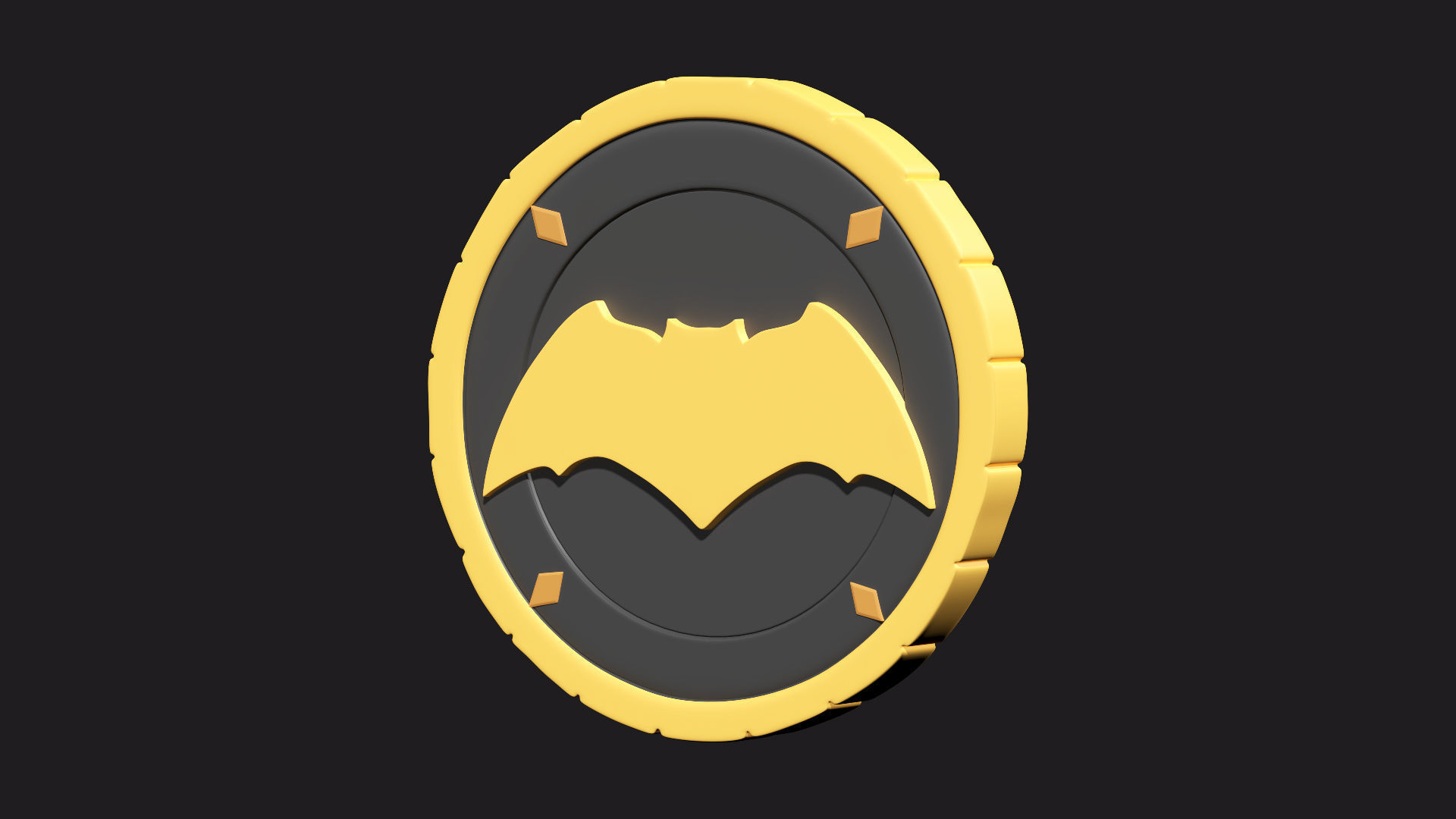3D model Bat Coin VR / AR / low-poly | CGTrader