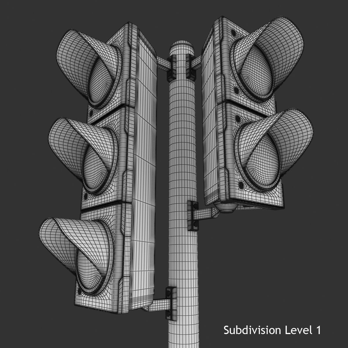 3D model Traffic Light VR / AR / low-poly | CGTrader