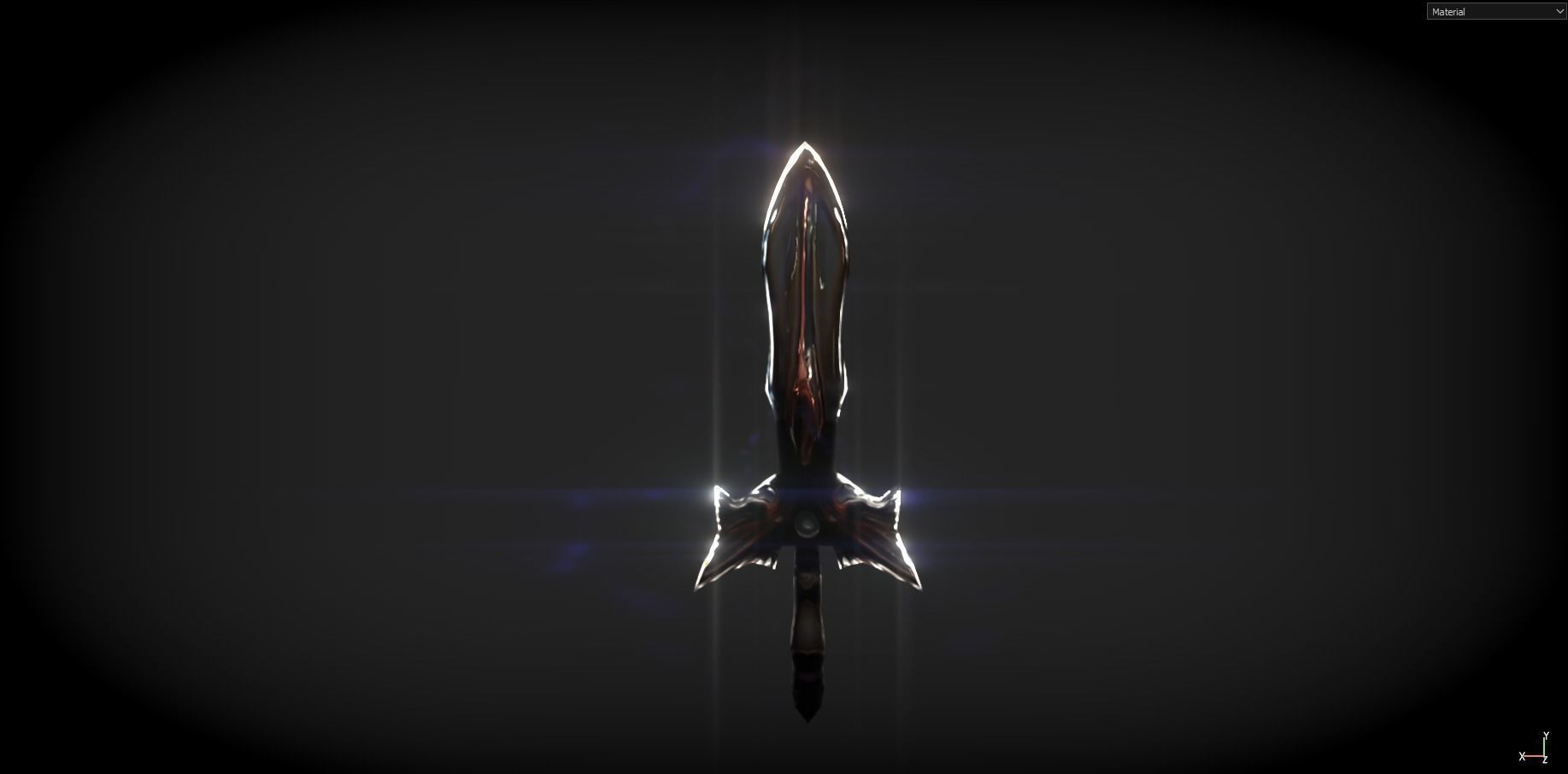 ToothFish Sword free VR / AR / low-poly 3D model | CGTrader