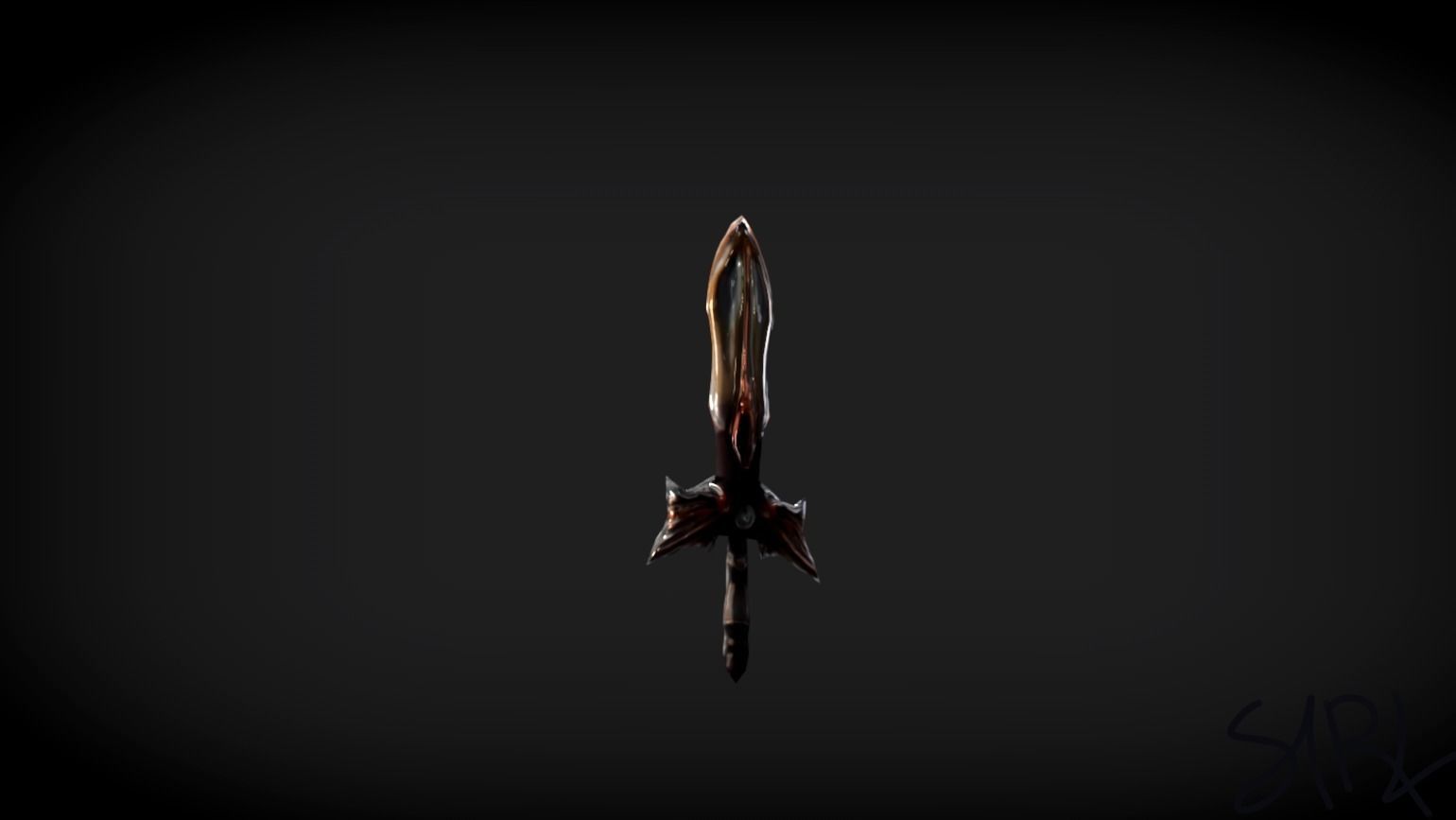 ToothFish Sword free VR / AR / low-poly 3D model | CGTrader