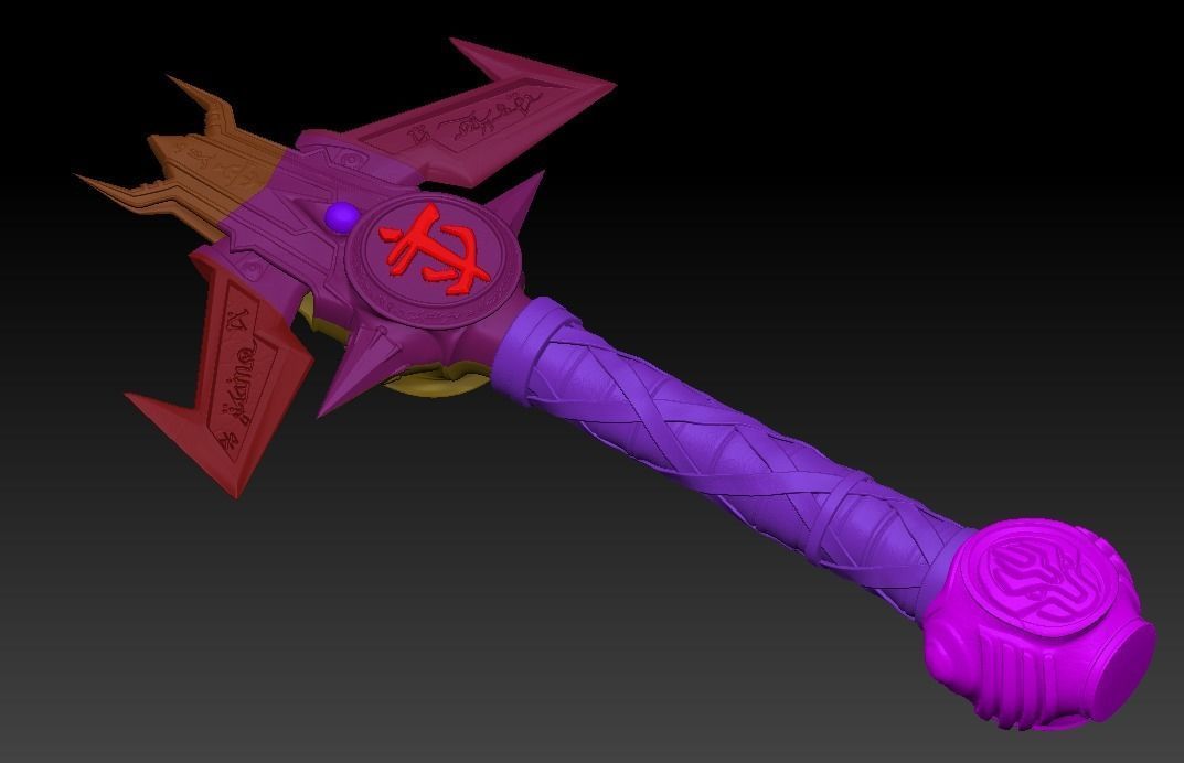 Doom Eternal Crucible Blade Handle 3D model 3D printable | CGTrader