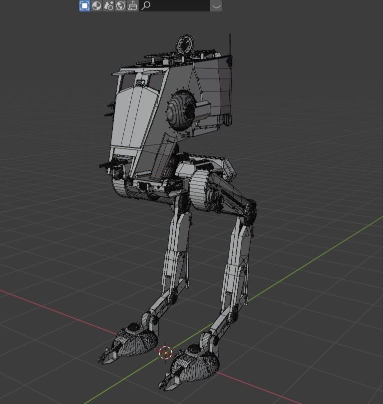 Commander AT-ST 3D model | CGTrader