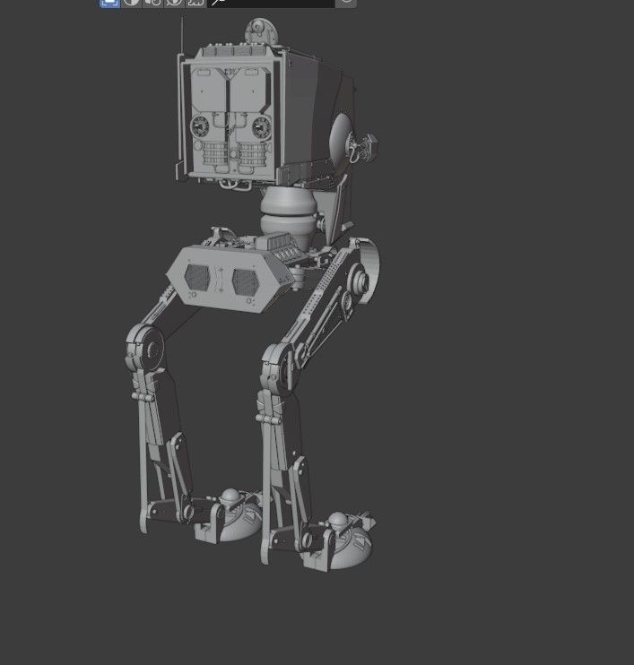 Commander AT-ST 3D model | CGTrader
