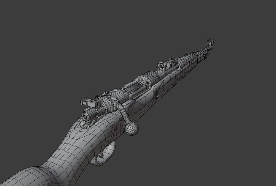 Mauser K98 3D model | CGTrader
