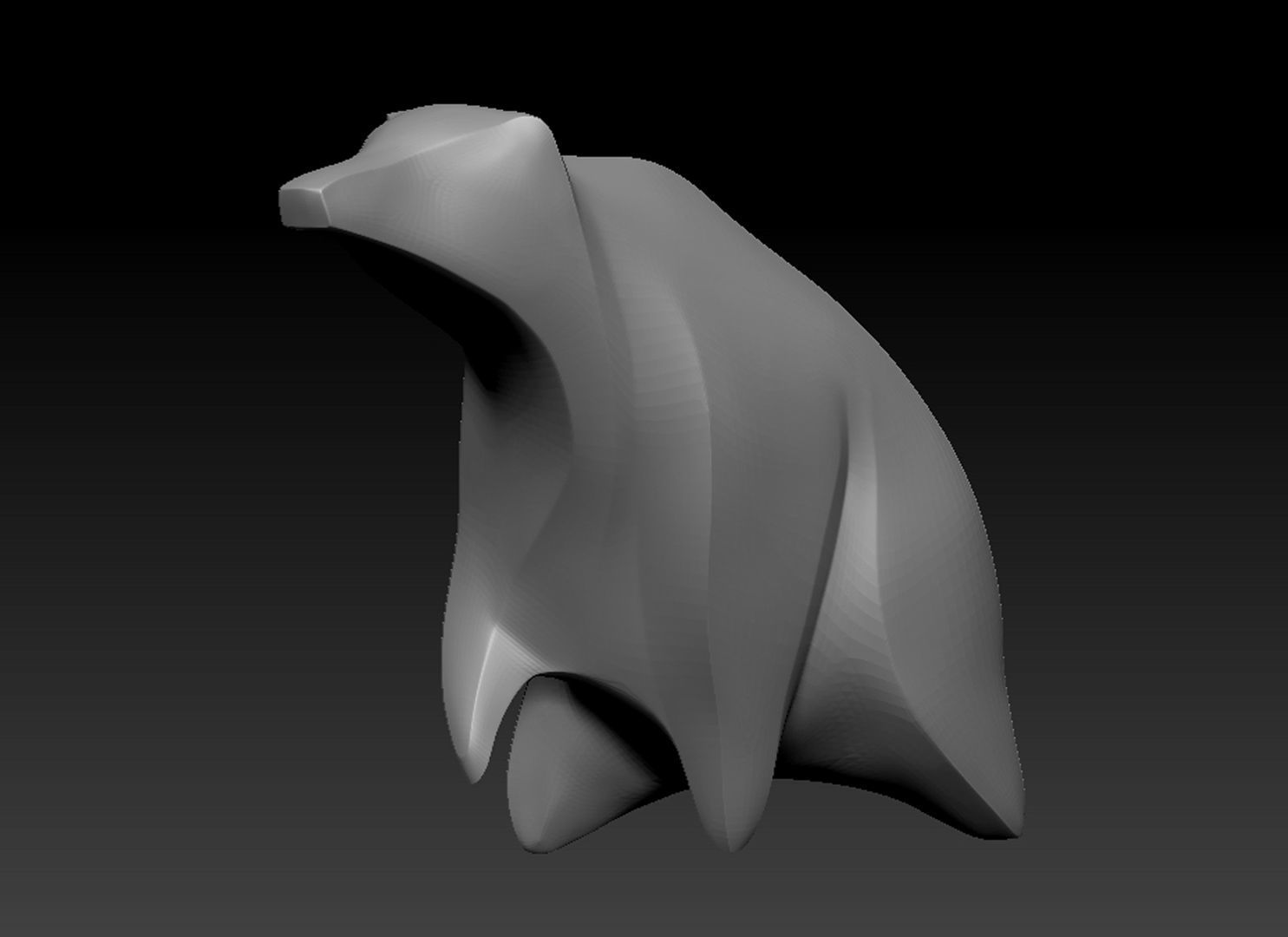 Bear stylized animal 3D print model 3D model 3D printable | CGTrader