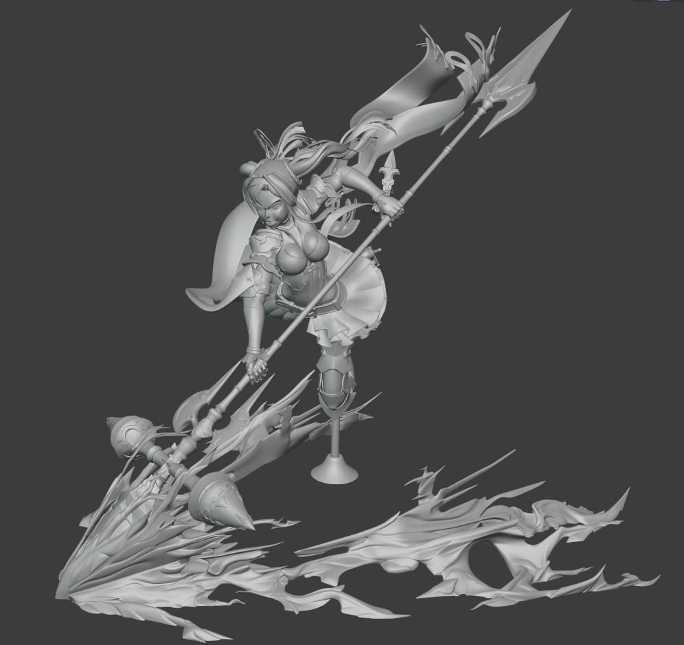Granblue Fantasy - Zeta - Figurine 3D model 3D printable | CGTrader