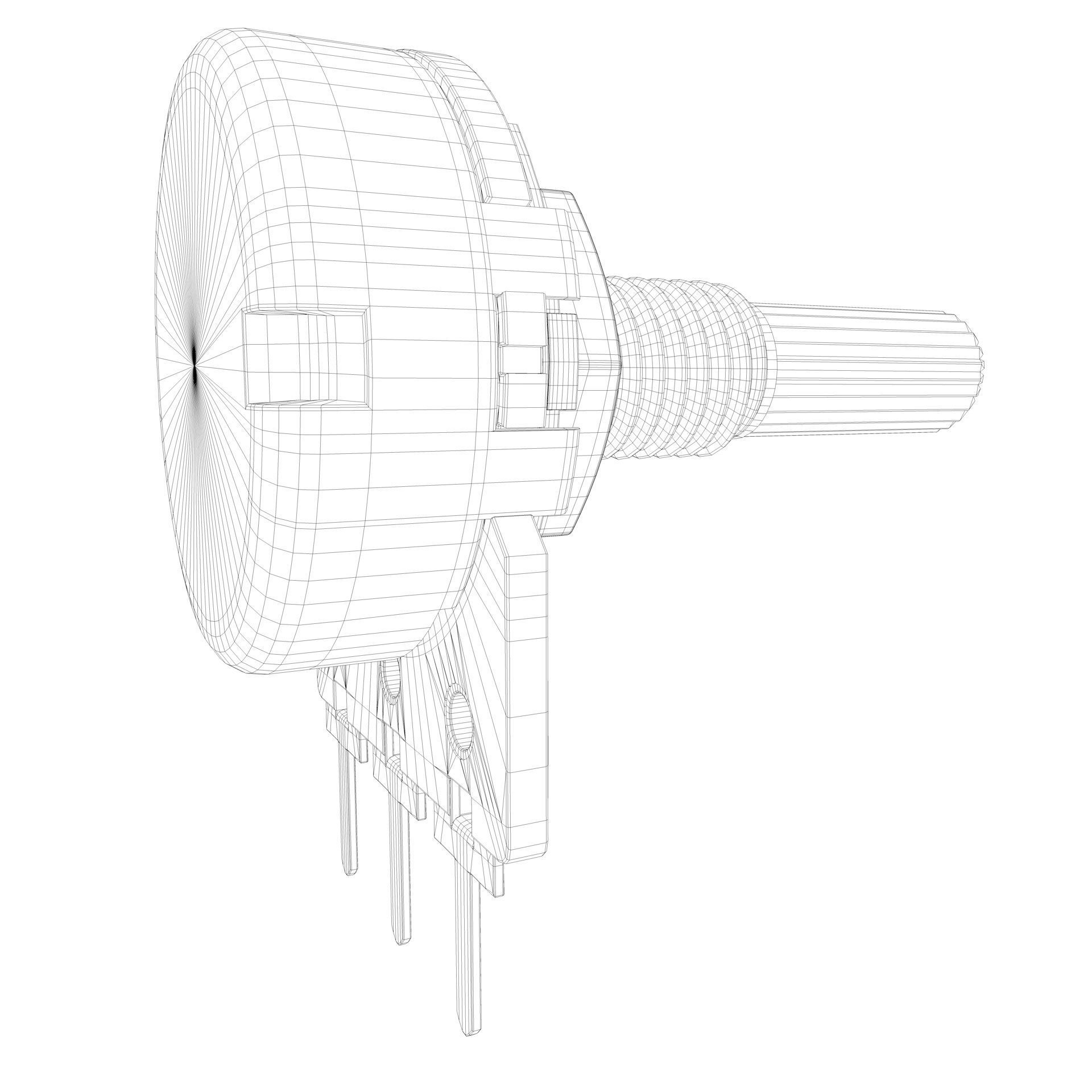 Potentiometer rotary 3D model | CGTrader