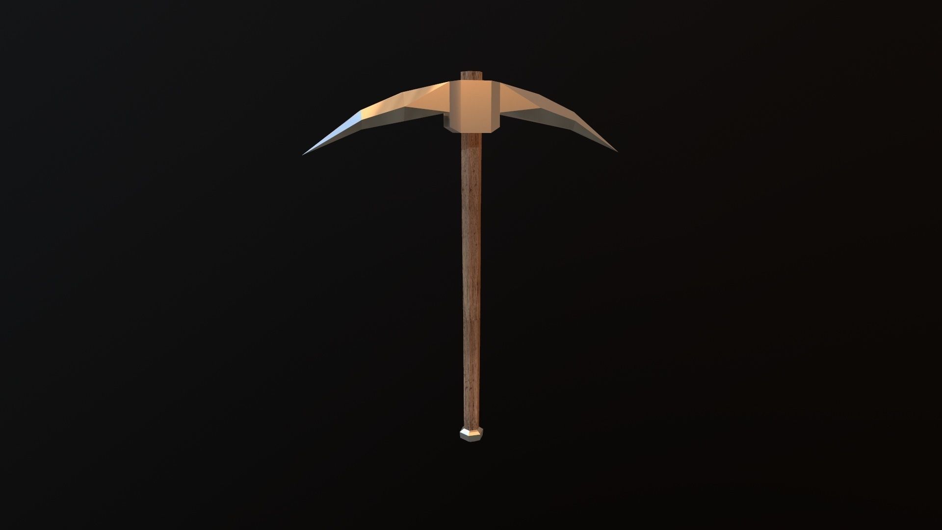 3D model Pickaxe VR / AR / low-poly | CGTrader