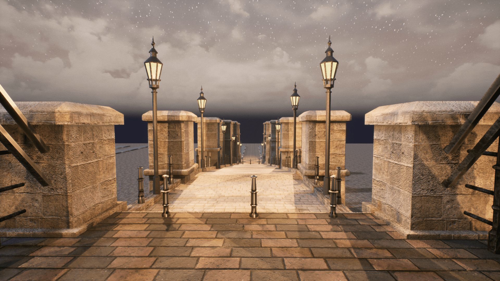 3D model Gate Bridge Unreal Engine VR / AR / low-poly | CGTrader