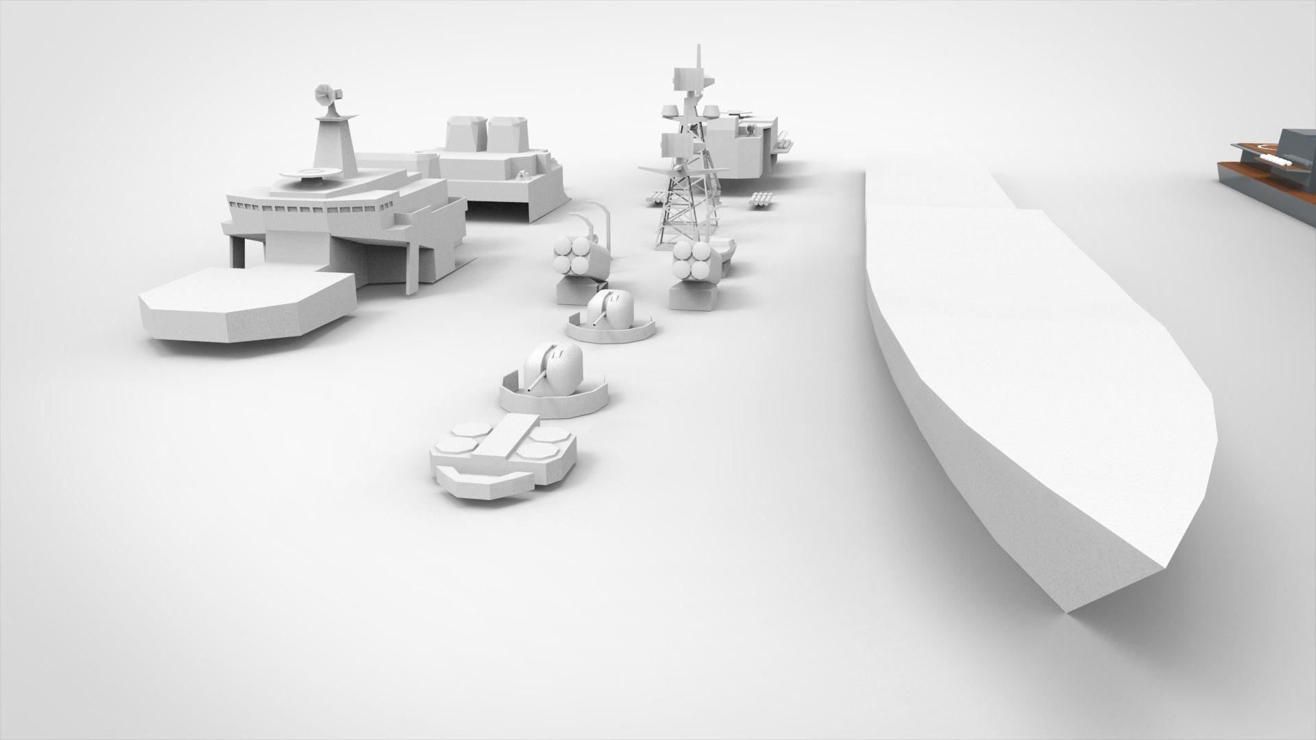 Battle ship military 3d printing 3D model 3D printable | CGTrader