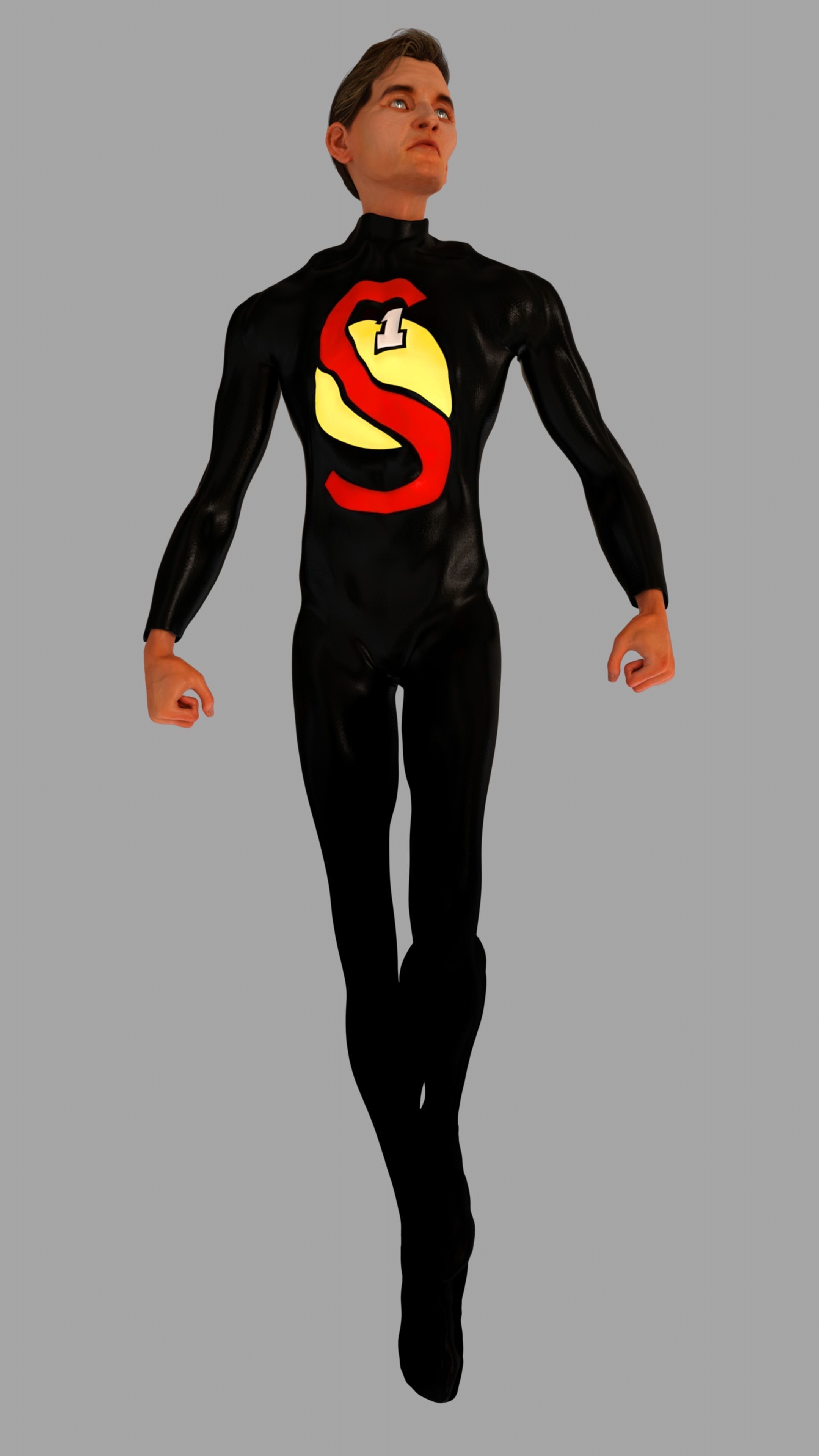 Flashpoint Superman - Subject 1 - Comic And Movie 3D model rigged ...